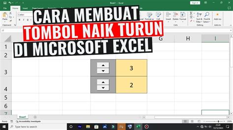 Cara Membuat Tombol Naik Turun Di Microsoft Excel YouTube