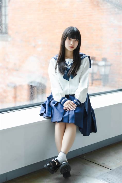 どさんこ39 on Twitter 個人撮影会2回目にして衣装が白セーラー服 素晴らし過ぎました 真城亜弥音 黒髪美少女 制服