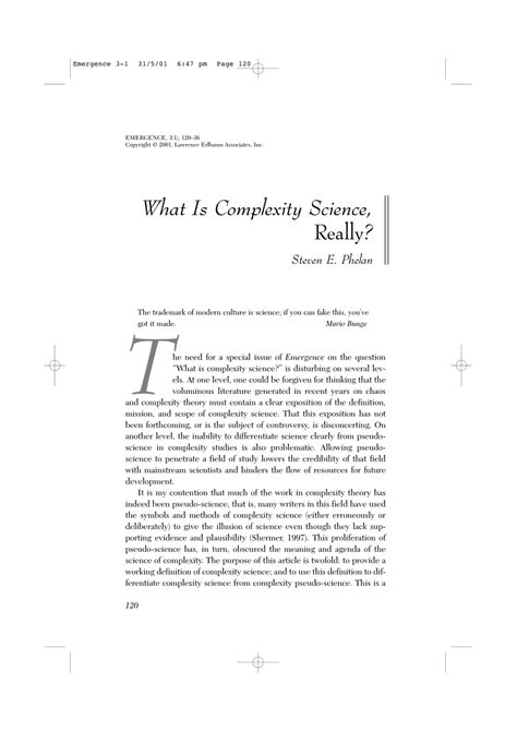 pdf what is complexity science really