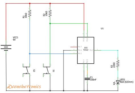 555 Timer IC कय ह कस कम करत ह with Bistable Multivibrator using