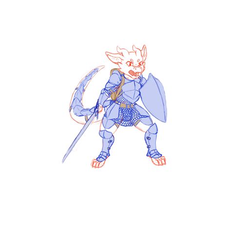 My New Armored Kobold Made A Kobold Character For A Quick Dnd Campaign Lije Him So Much Hes