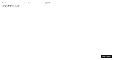 Dynamic Input Codesandbox