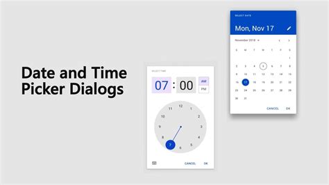 How To Use Date And Time Picker Dialogs In Android Android Studio