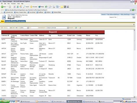 Creating Reports With SQL Reporting Service And Visual Studio NET