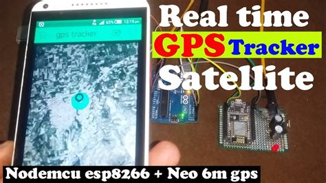 Arduino Project Gps Tracker Using Nodemcu Esp8266 And Blynk Application Real Time Tracking Map
