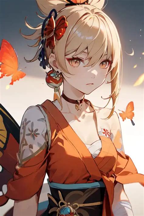 AI Art Yoimiya Genshin Impact By Skylight PixAI