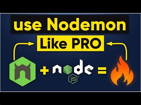 Nodemon Tutorial In 2 Minutes Node JS PRO 2022 MUST WATCH YouTube