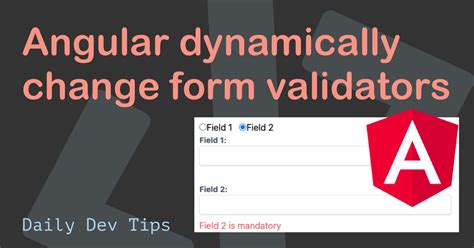 angular adding reactivate validators to form with inp