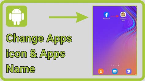 How To Change Apps Icon Apps Name On Android No Root Youtube