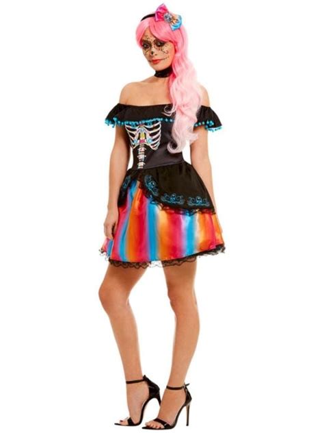 Sexy Dia De Los Muertos Senorita Pakje Carnavalskledingnl