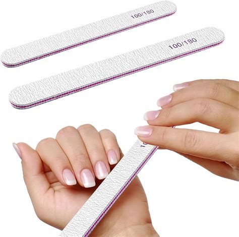 Amazon Rough Nail File Pcs Nail Files For Acrylic Natural Nails