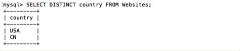 sql select distinct 语句 sql select distinct sql 唯一查询 sql 去重查询 树懒学堂