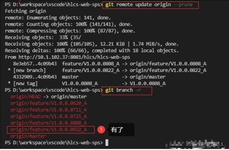 vscode无法获取切换git上最新的远程分支解决办法 vscode更新分支 csdn博客