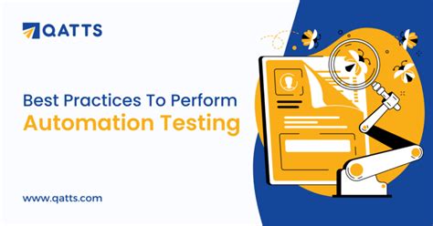 best practices to perform automation testing qatts resources