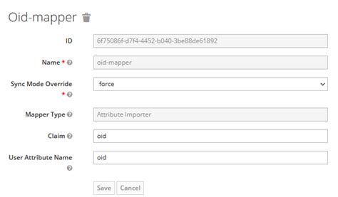 Attribute Importer Mapper Configuring The Server Keycloak