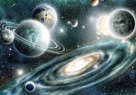 FOTOTAPETA KOSMOS GWIAZDY GALAKTYKA PLANETY254X184 FOTOTAPETA NA