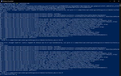 how would i handle a fatal error while setting up calendar api on php stack overflow