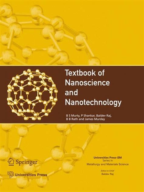 EBook Textbook Of Nanoscience And Nanotechnology Von B S Murty ISBN