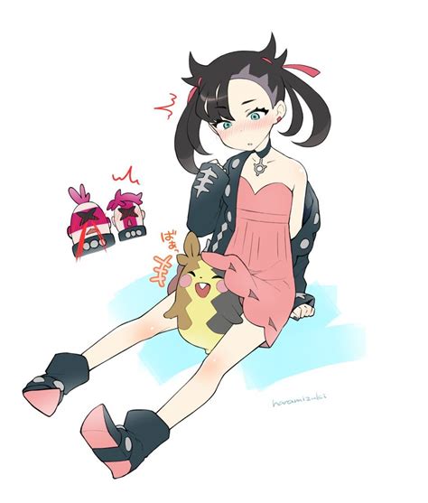 Marnie Morpeko Morpeko And Team Yell Grunt Pokemon And 2 More