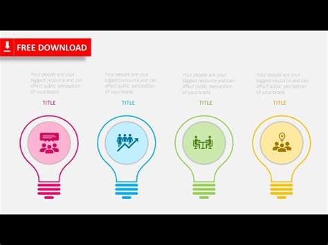 15 4 Steps Infographic Slide In PowerPoint I Bulb Infographic I How To