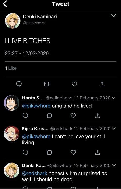 Mhabnha Twitter Au •~ 4 ~• Wattpad