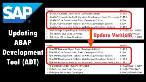 sap updating abap development tool adt youtube