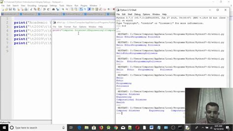 lecture 3 python hello world programming tutorial in amharic በአማርኛ youtube