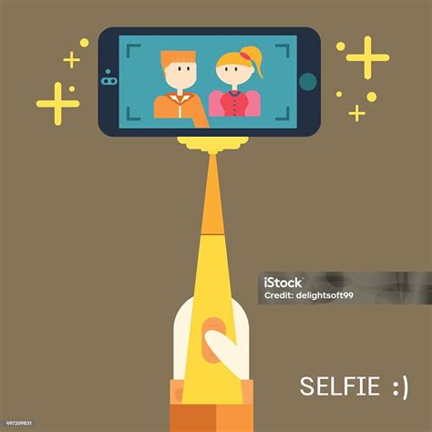 Selfie Stock Illustration Download Image Now Adult Beautiful People Beauty Istock