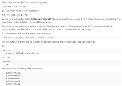 solved code in matlab function result