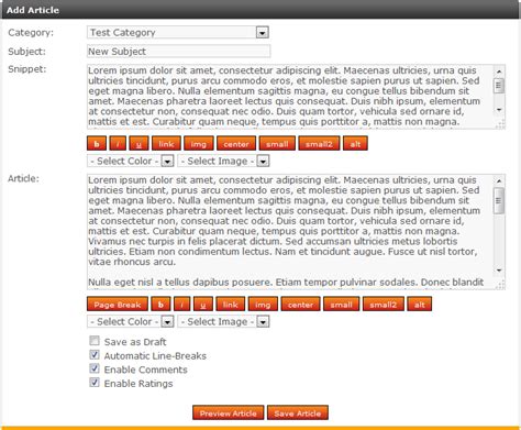 creating a new article in php fusion inmotion hosting