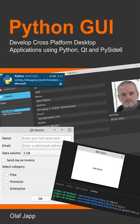 new book available python gui develop cross platform desktop applications using python qt