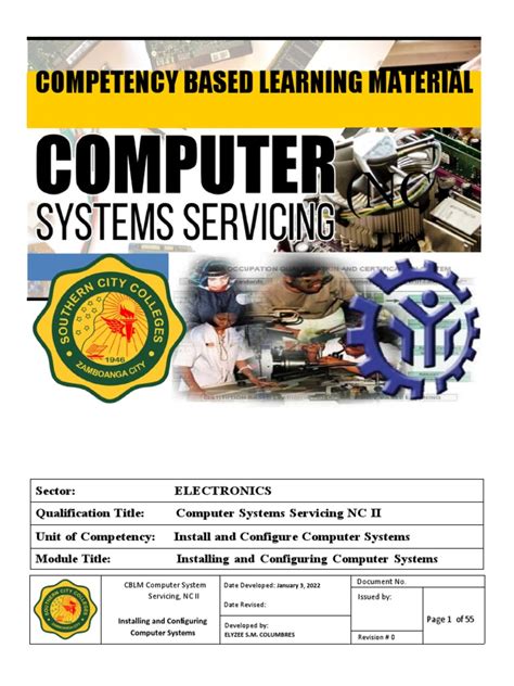 toaz info core 1 cblm install and configure computer systems pr pdf installation computer