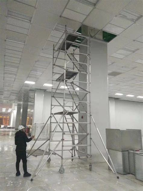 室内移动脚手架双宽铝合金脚手架新型快装脚手架 及力 九正建材网