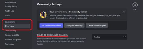 How To Set Up Discord Server Rules Tutorial Template