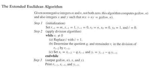 solved the modular exponentiation algorithm given positive
