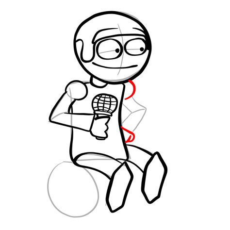 How To Draw Dave From FNF Sketchok Easy Drawing Guides