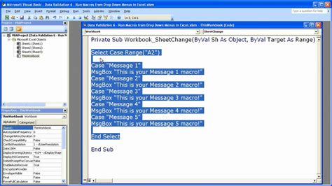 How To Create A Drop Down List From Table In Excel Using Vba Code