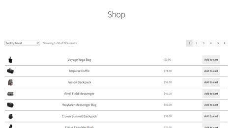WooCommerce Product List View Shop