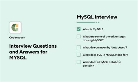 Mysql Interview Questions And Answers In