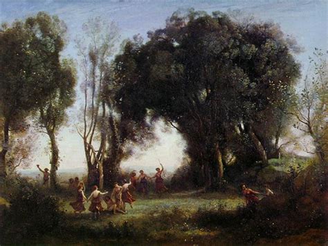 Morning The Dance Of The Nymphs C 1850 Camille Corot WikiArt Org