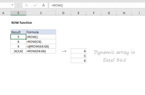 First Row Number In Range Excel Formula Exceljet