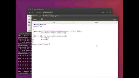 line by line file reading with python youtube