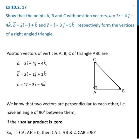 show that the points a b and c with position vectors sarthaks econnect largest online