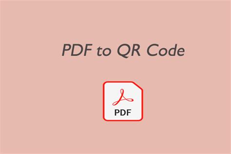 pdf to qr code follow this guide to complete the conversion