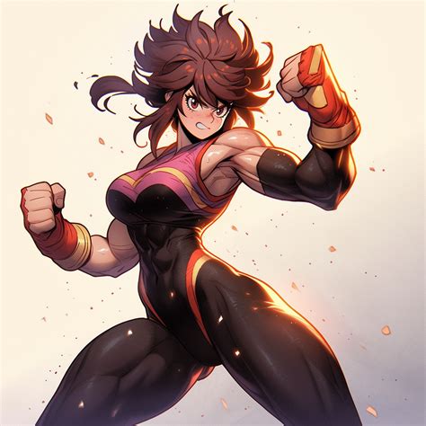 Zf Puhi Female Anime Character With Big Chest In A By Zfpuhi On Deviantart