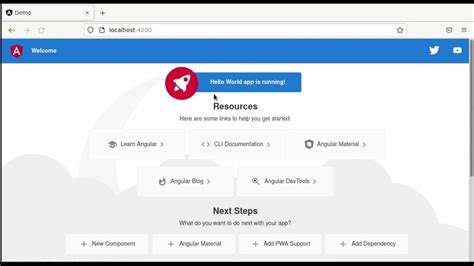 Debian 11 Install Angular And Create Hello World Demo App YouTube