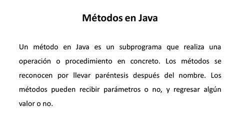 clase 8 métodos en java youtube