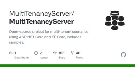 GitHub MultiTenancyServer MultiTenancyServer Open Source Project For
