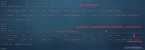 91 34 进阶 sql优化 order by优化 csdn博客