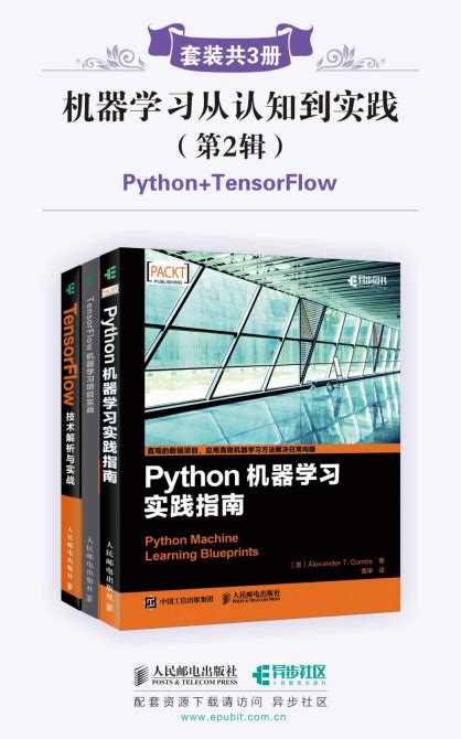 人工智能 机器学习 机器学习从认知到实践 第2辑 套装共3册 python tensorflow epub 《程序人生 阅读快乐